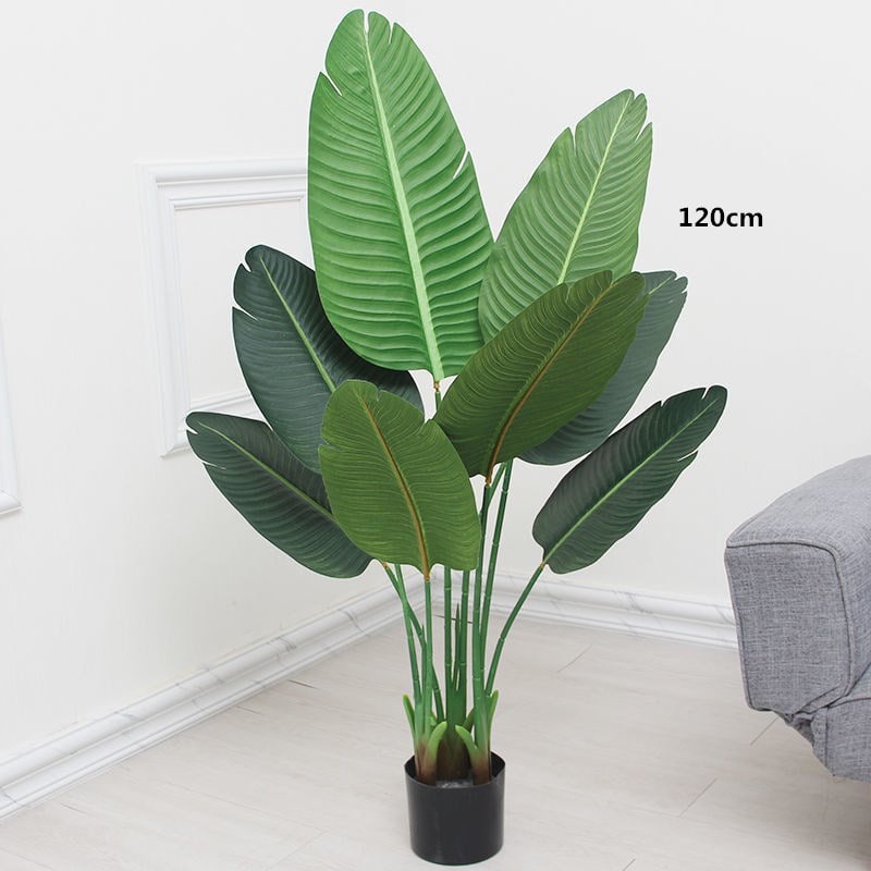 Jual Pohon Pisang Hias 8 Daun PREMIUM - Realistis Mirip Asli - Termasuk ...