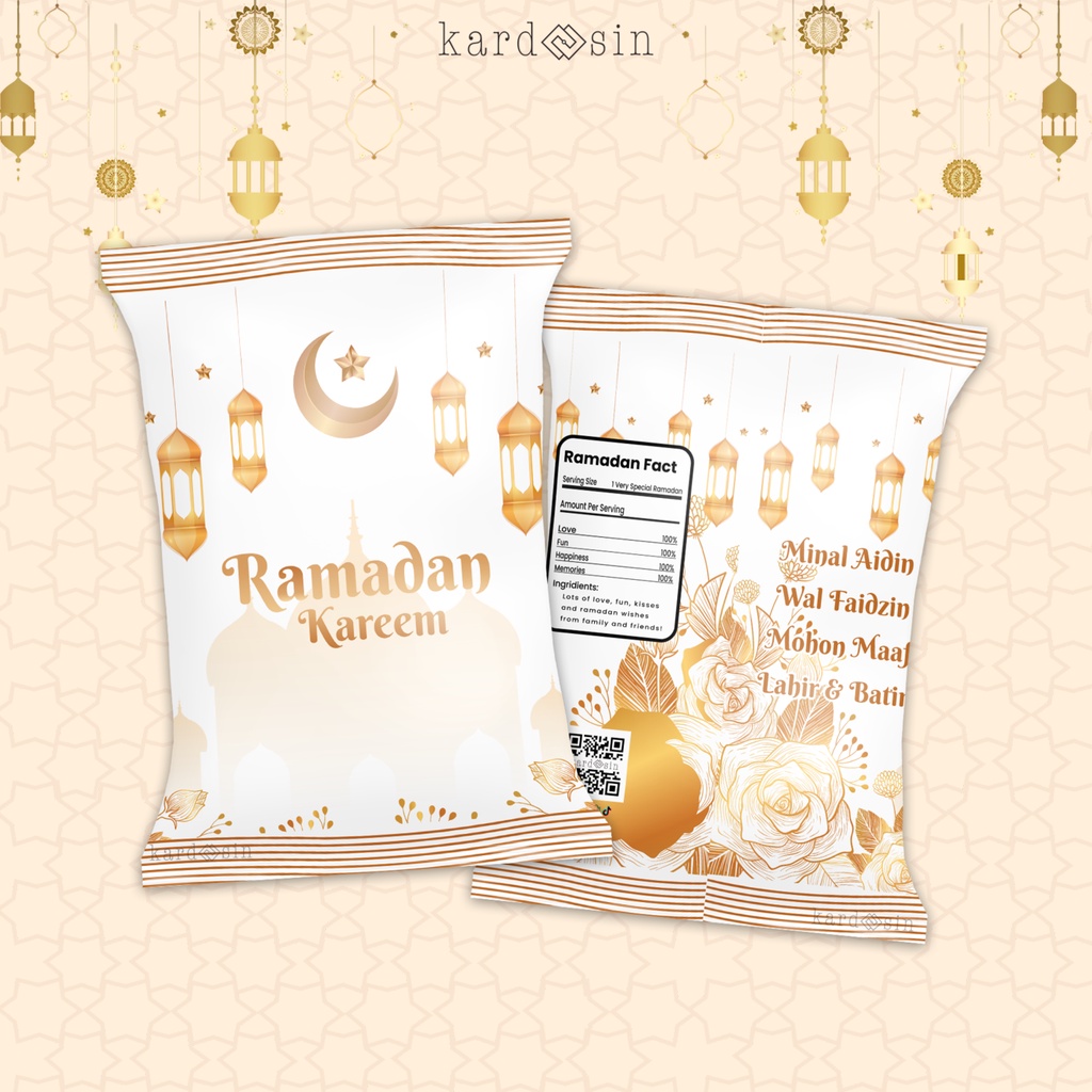 Jual [HANYA KEMASAN] RAMADHAN SNACK BAG RAMADAN IDUL FITRI IED MUBARAK ...