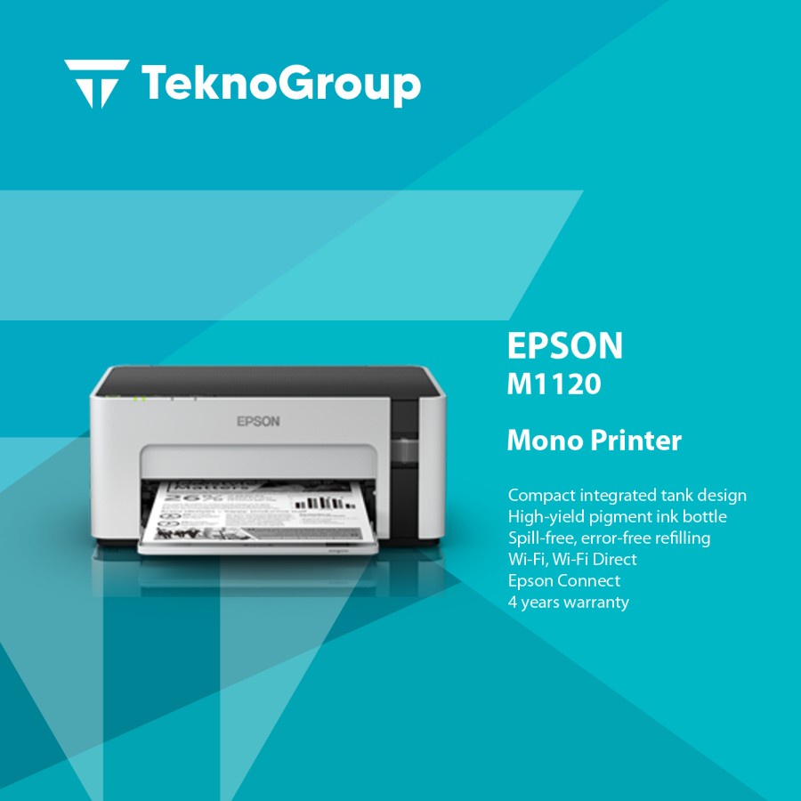 Jual Epson M1120 Monochrome Wi-Fi Ink Tank Printer | Shopee Indonesia