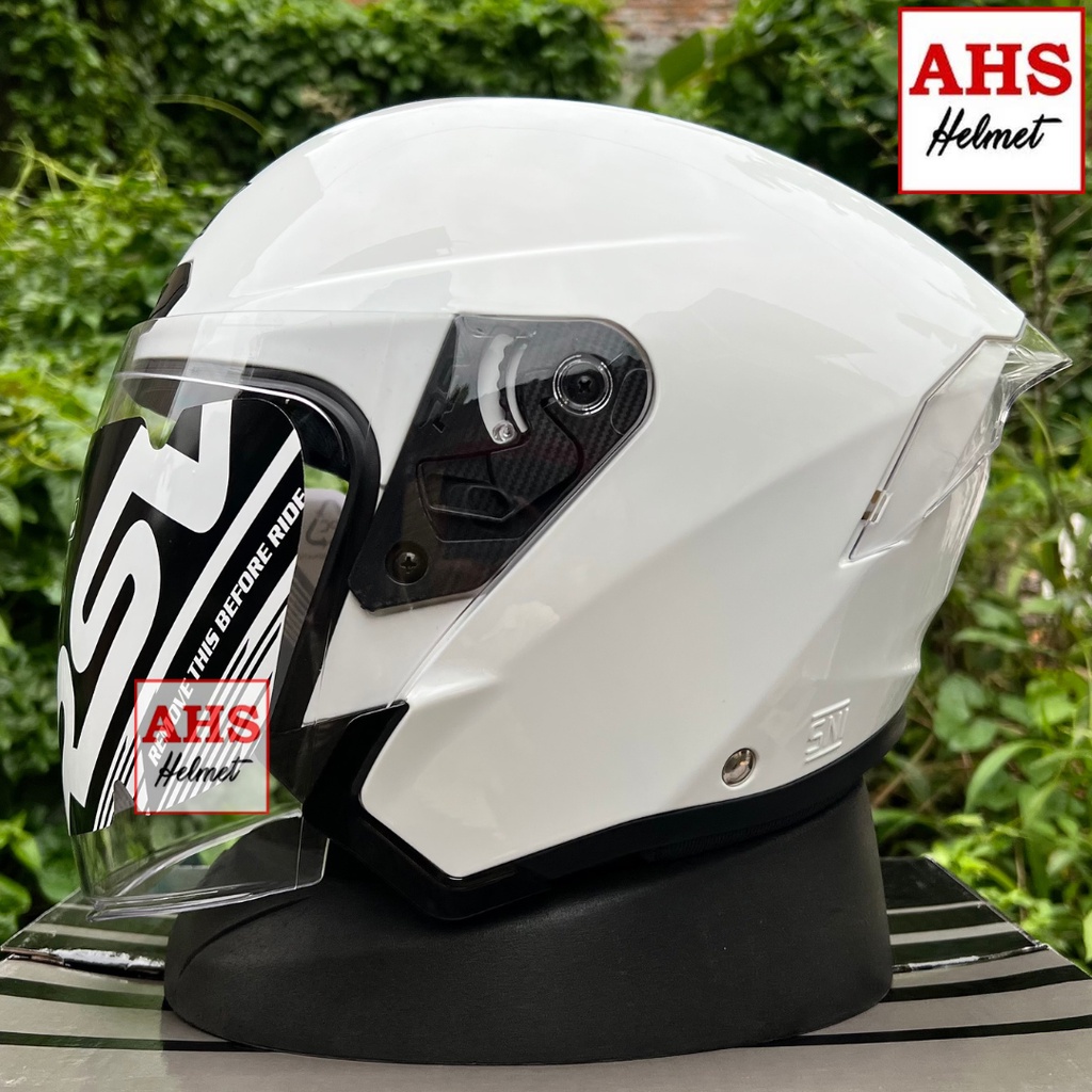 Jual RSV NEW WINDTAIL SOLOID HELM HALFFACE SINGLE VISOR STANDART DOT ...