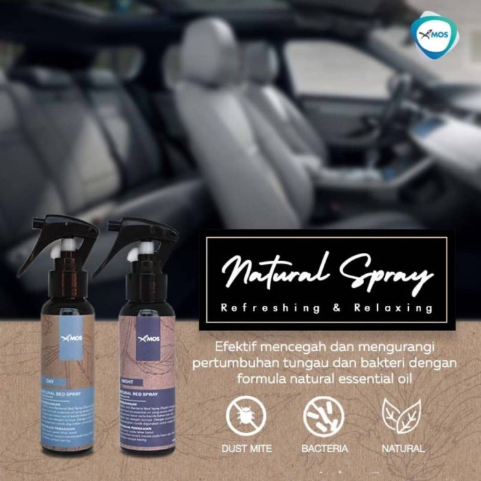 Jual TERLARIS- X-Mos Xmos Natural Bed Spray Anti Bacterial Kutu Kasur ...