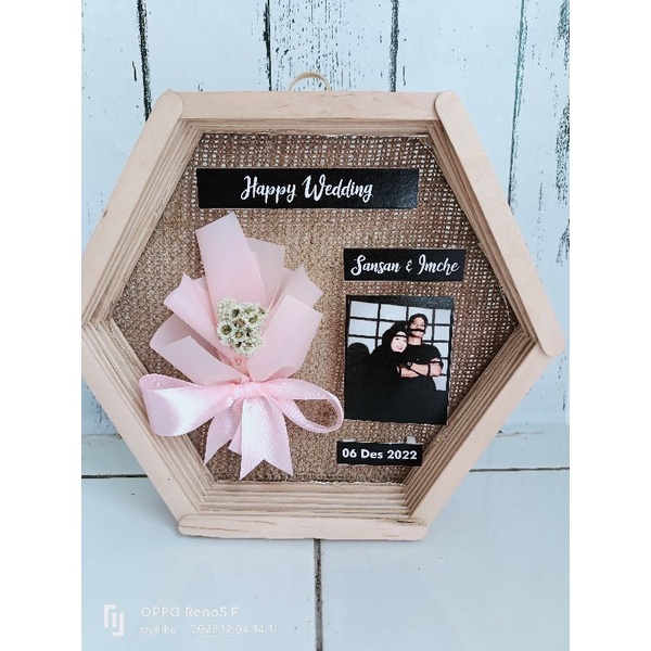 Jual ayilike hexagonal frame led buket Karawang / kado estetik ulang tahun , wisuda | Shopee ...
