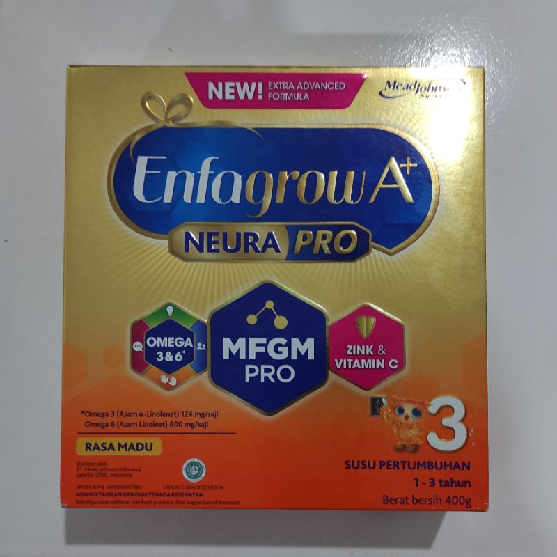 Jual enfagrow A+ 3 susu formula madu 400gr susu A+3 rasa madu isi 400 ...