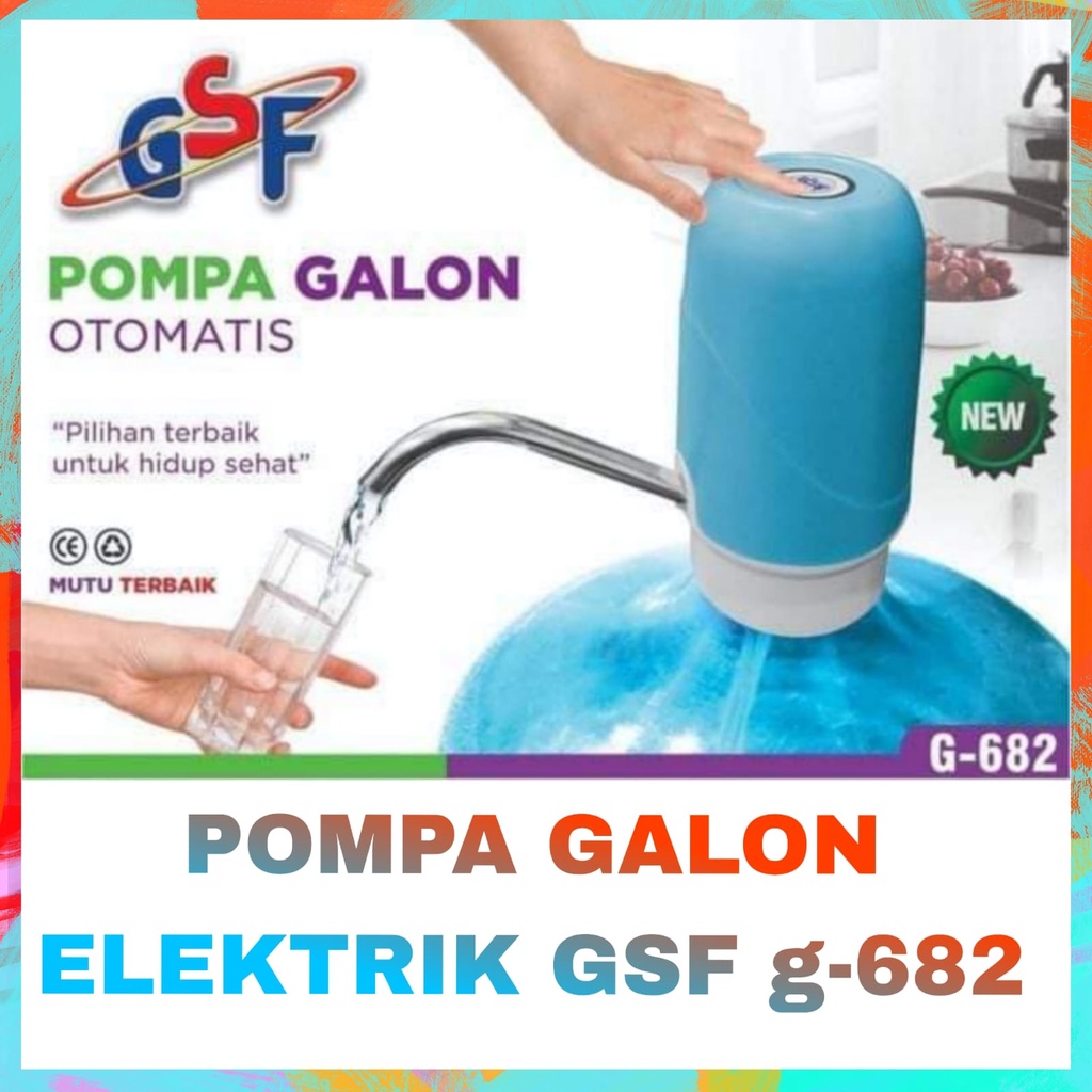Jual POMPA GALON AIR ELEKTRIK / POMPA GALON GSF G-682 / WATER PUMP ...