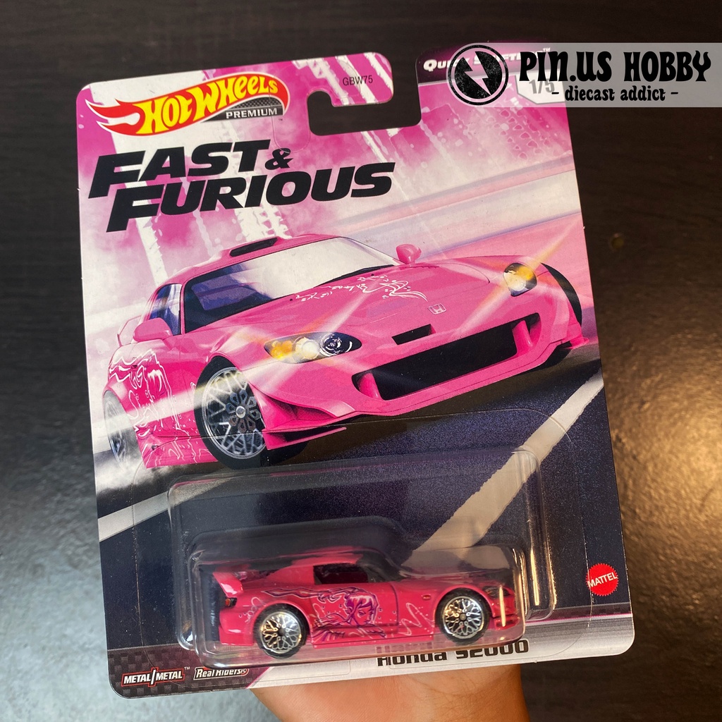 Jual HOTWHEELS PREMIUM HONDA S2000 SUKI PINK FAST AND FURIOUS QUICK ...