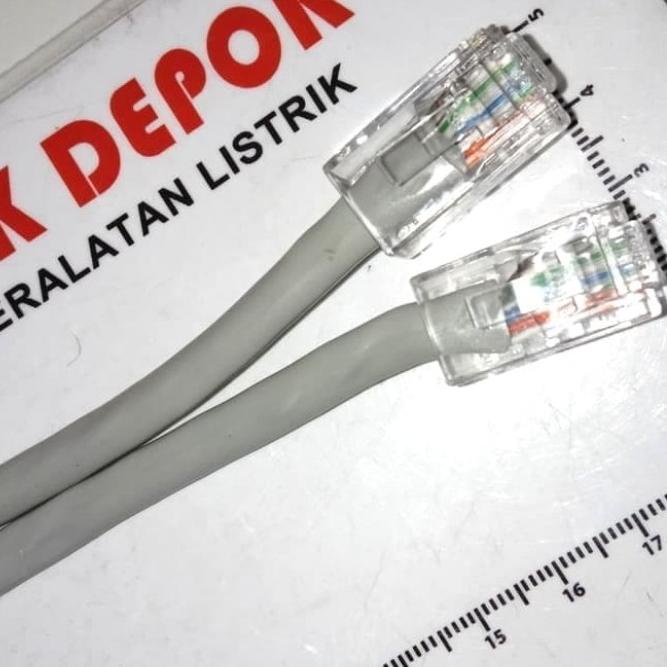 Jual Kabel LAN Internet Router 1 meter siap pakai UTP CAT5E RJ45 RJ 45 ...