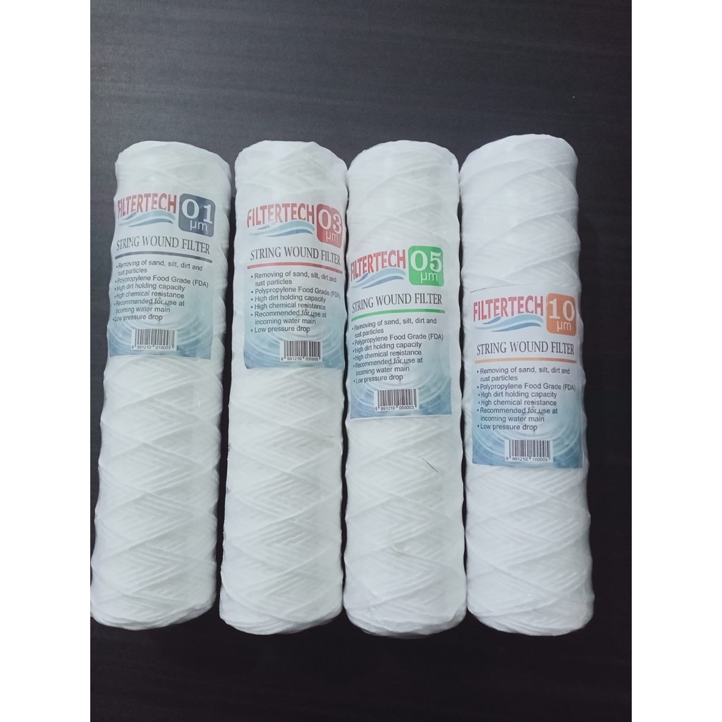 Jual String Wound Cartridge Filter "10 inch - 01 Micron, '10 - 03 ...