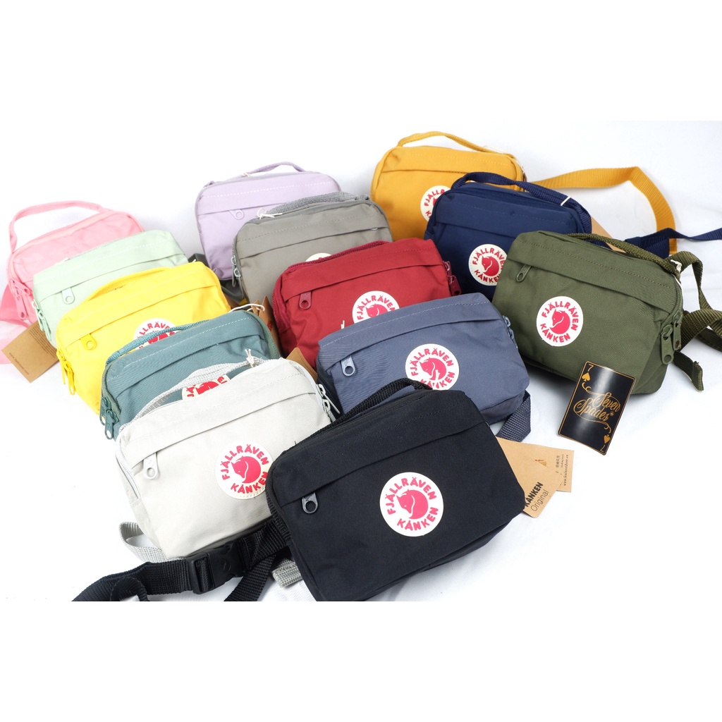 Jual hip pack Kanken Fjallraven pouch unisex slingbag Waistbag | Shopee ...
