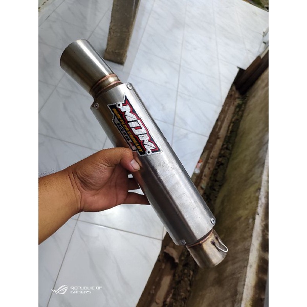 Jual silencer knalpot MDM Muffler Cha inlet 50/51 (saringan bor) engker ...