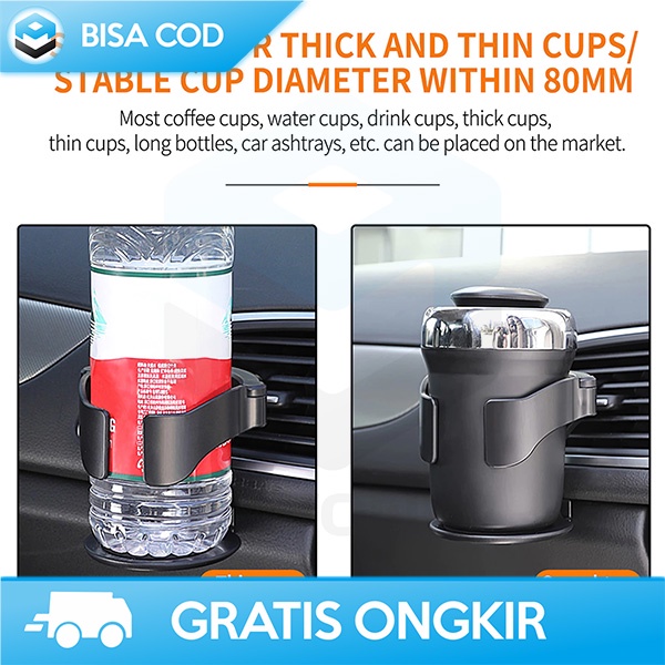 Jual TEMPAT BOTOL AIR MINUM AC MOBIL DRINK CUP HOLDER DASHBOARD AIR ...