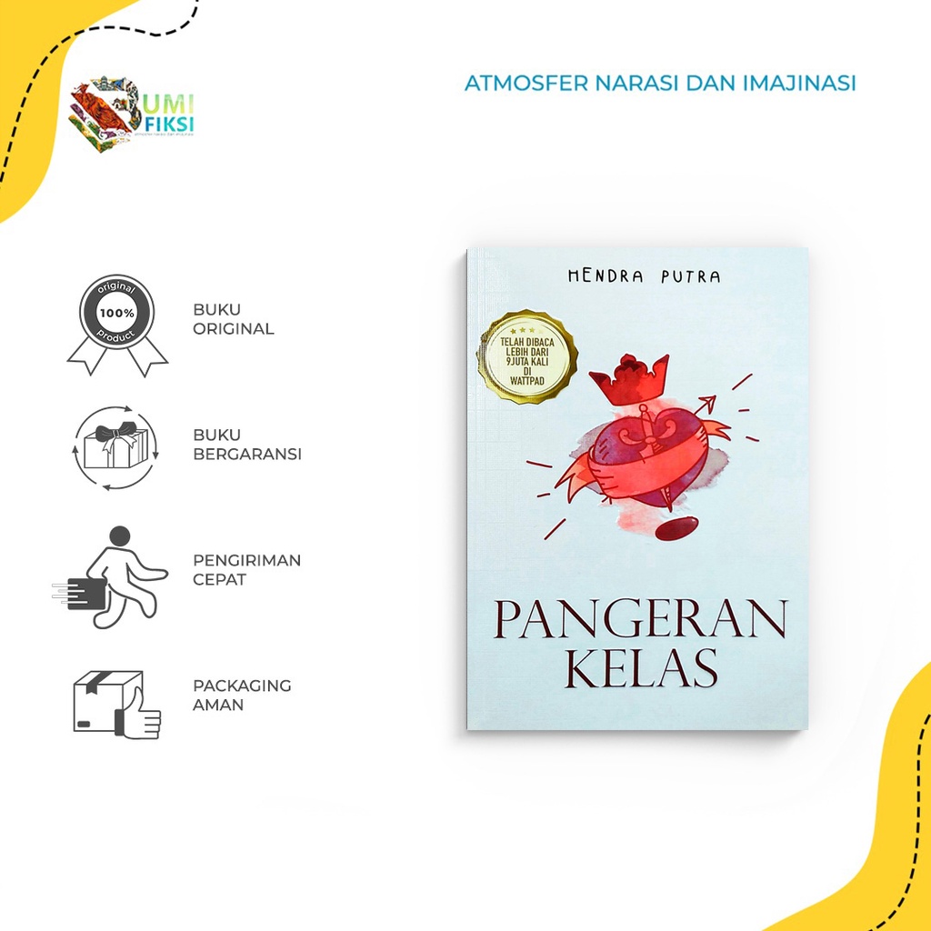 Jual Buku Novel - Pangeran Kelas - Hendra Putra - Bintang Media - Bumifiksi | Shopee Indonesia