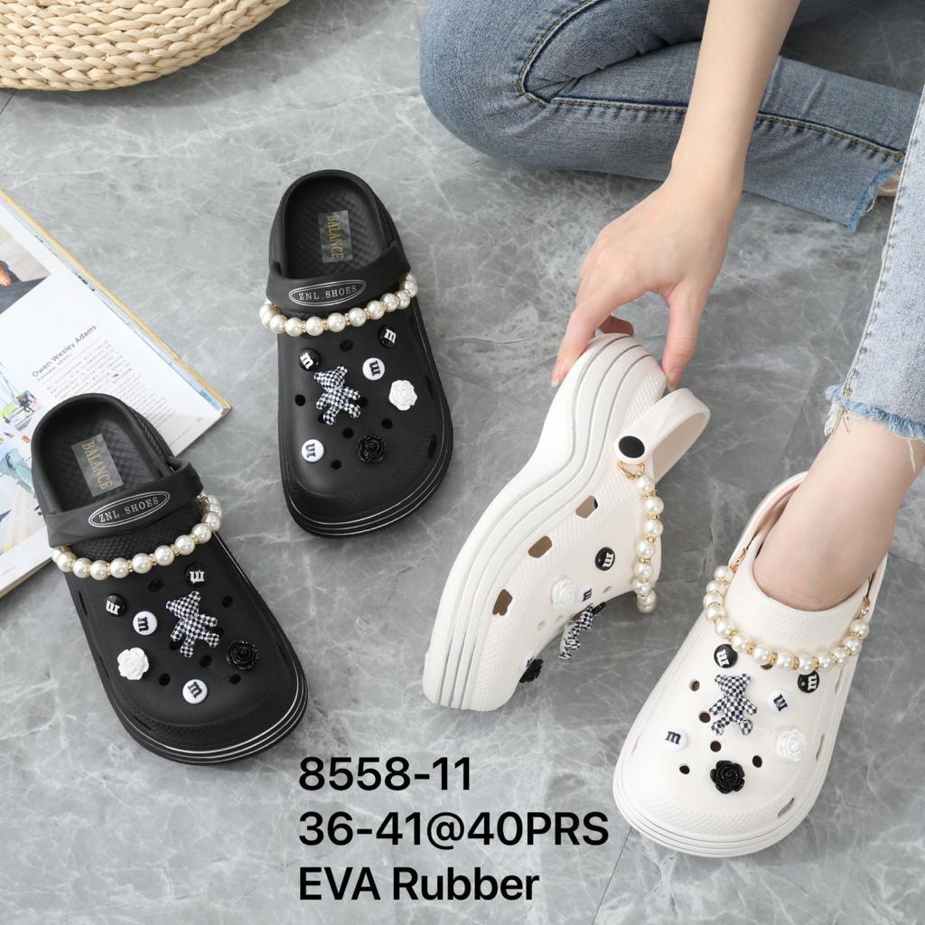 Jual JoyFashion Sepatu Sandal Kodok Wanita Import FREE JIBBITZ | Shopee ...