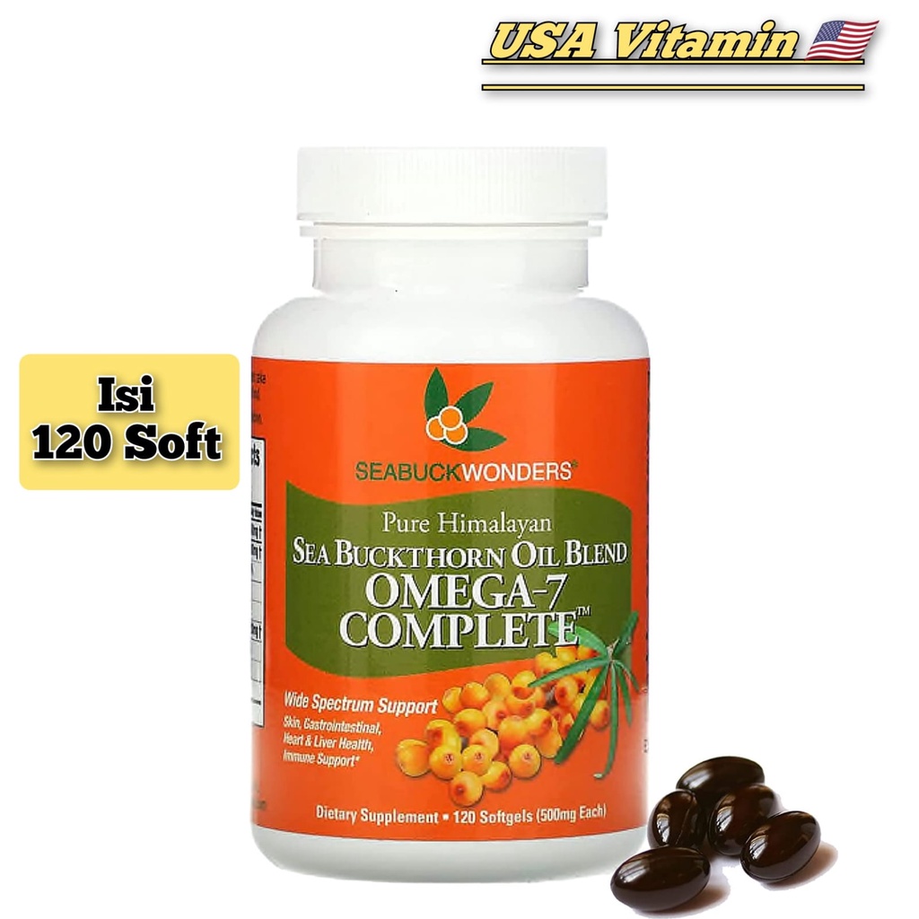Jual Seabuckwonders Omega 7 Complete Sea Buckthorn Oil Blend 500 Mg 60