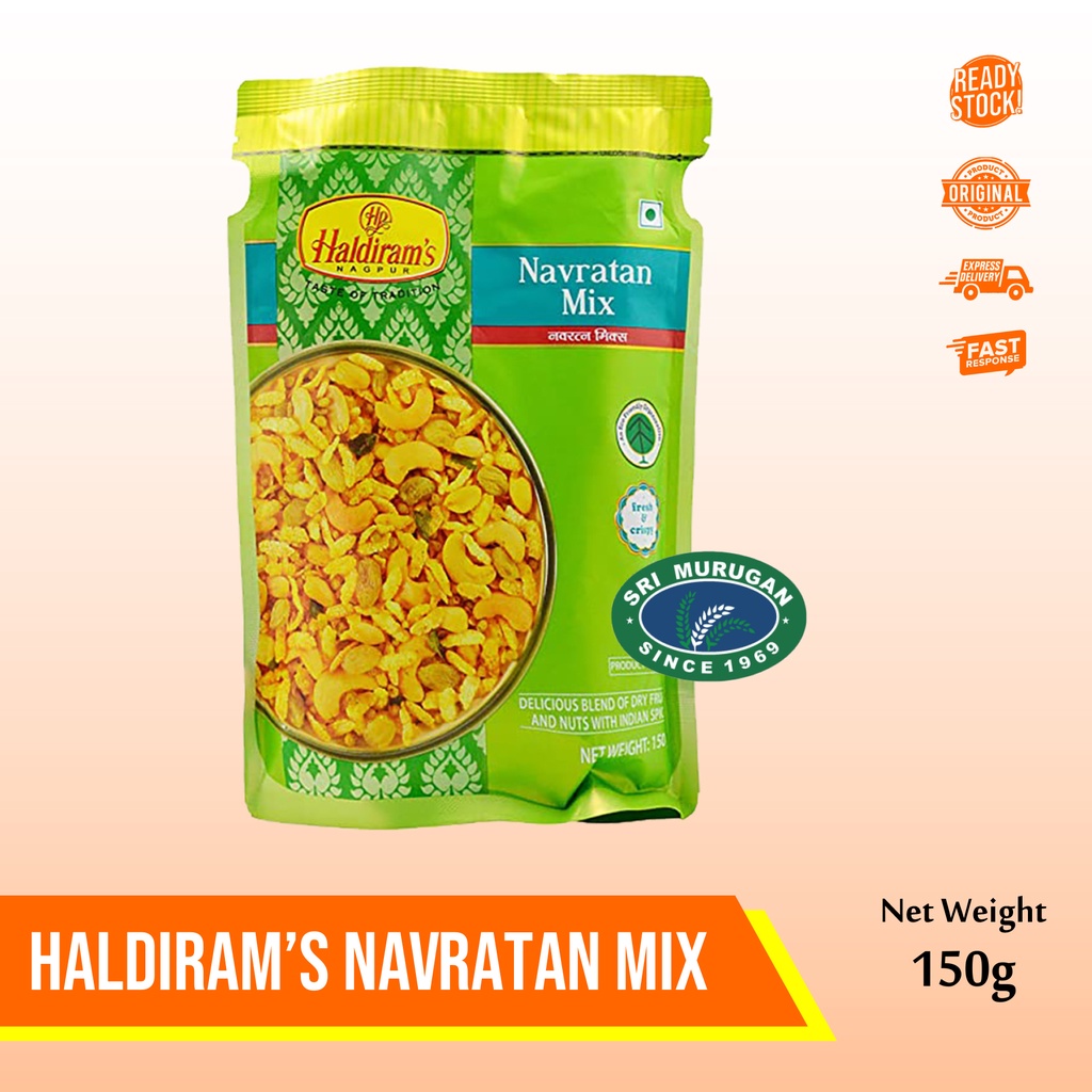 Jual HALDIRAM'S NAVRATAN MIX 150g | Shopee Indonesia
