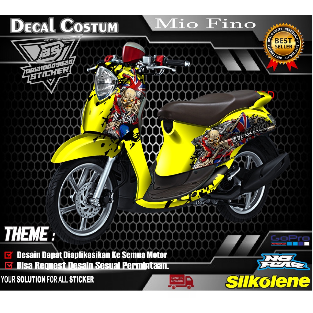 Jual STICKER DECAL YAMAHA MIO FINO FULL BODY/DEKAL STIKER YAMAHA MIO ...