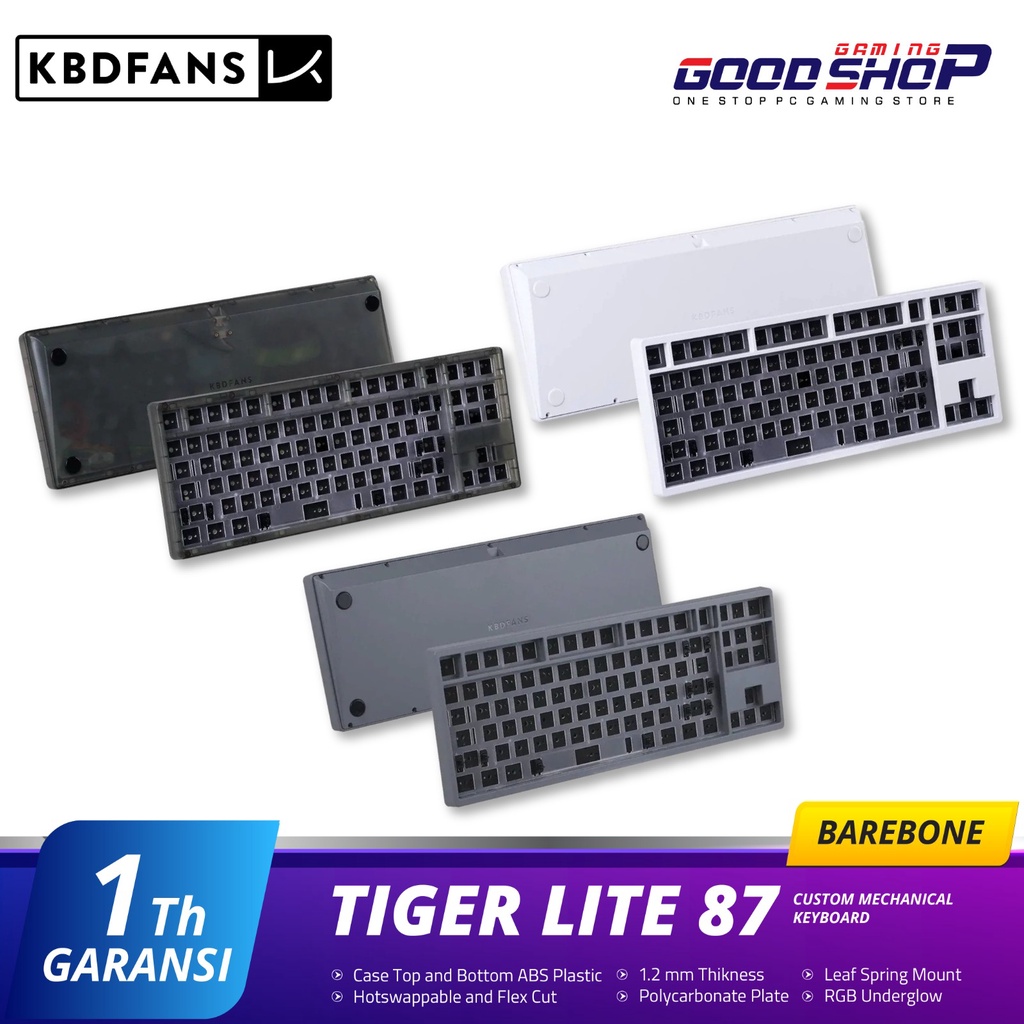 Jual KBDFANS Tiger Lite Keybard KIT | Shopee Indonesia