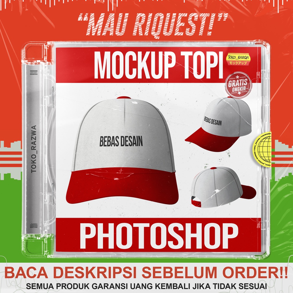Jual 170223 - Mockup Topi - Cap Mockup | Shopee Indonesia