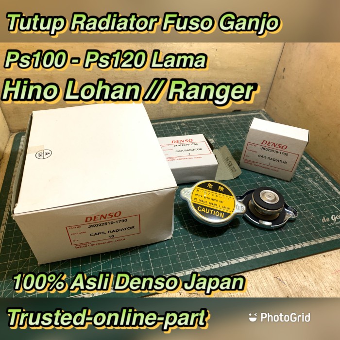 Jual Tutup Radiator Coltdiesel Fuso Hino Uk. Besar Denso Asli Kode 096 ...