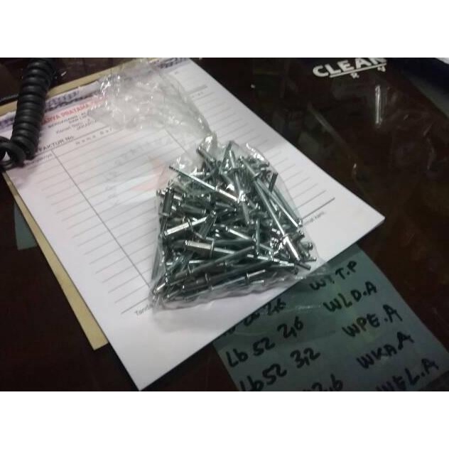 Jual PAKU RIVET 640 UKURAN 5MM / 5 MM X 11 MM | Shopee Indonesia