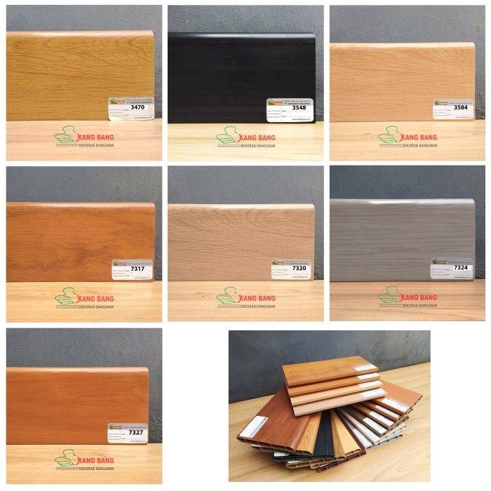 Jual Floor List Pvc Plint/List Plank/Skirting List Lantai Kayu Lantai ...