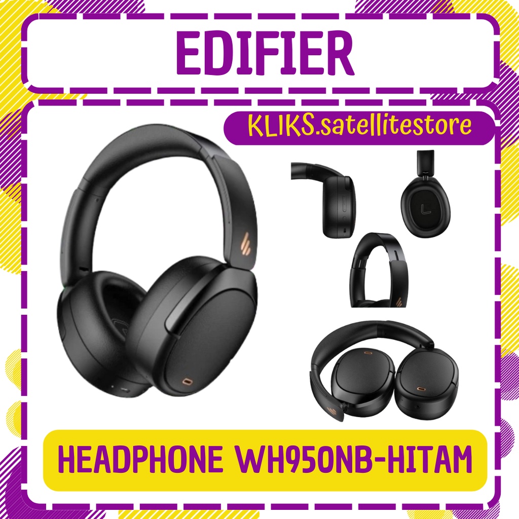 Jual Edifier WH950NB Wireless Noise Cancellation Over-Ear Headphones | Shopee Indonesia