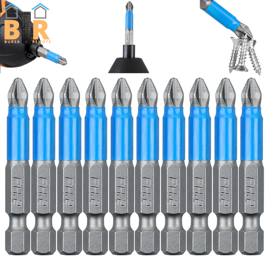 Jual Mata Obeng Hex Shank Magnetic 1/4 PH1 PH2 Screwdriver Drill Bit ...