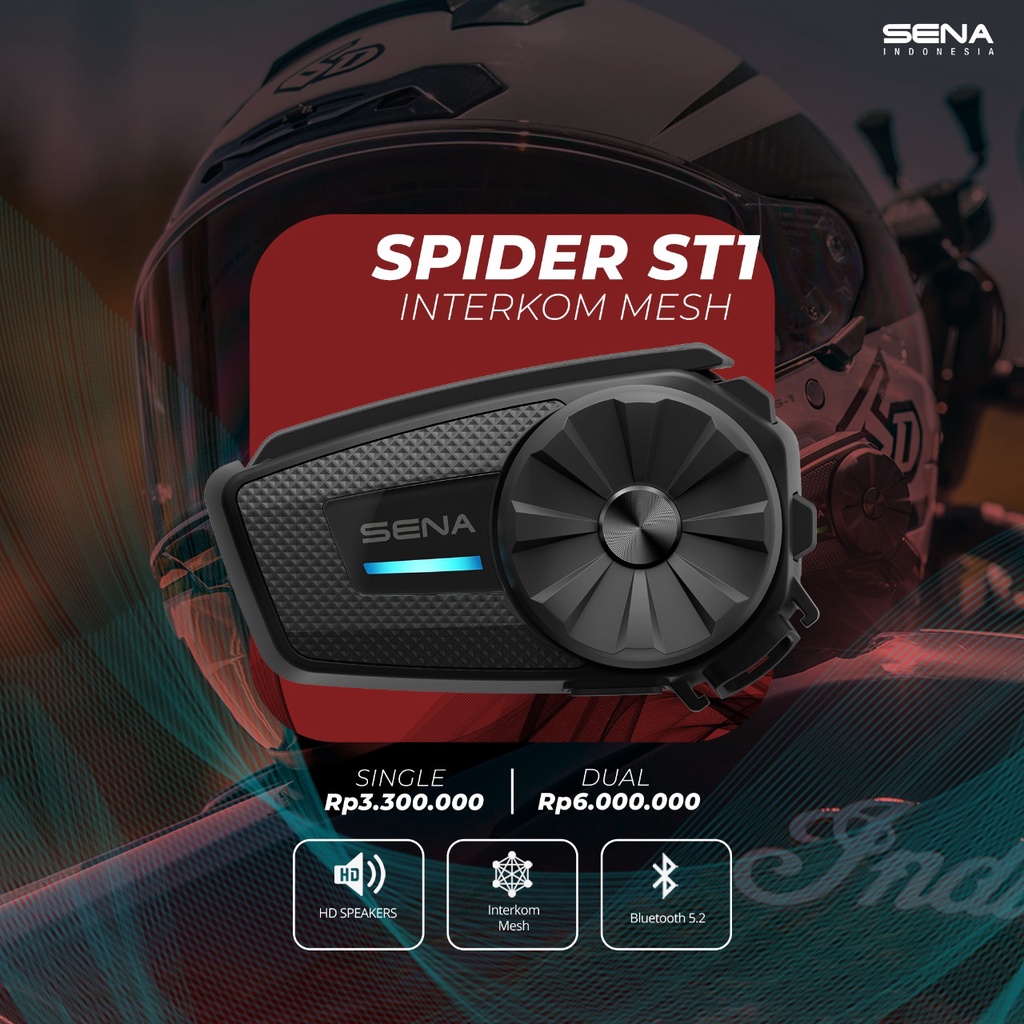 Jual Sena Spider ST1 Interkom Mesh | Shopee Indonesia