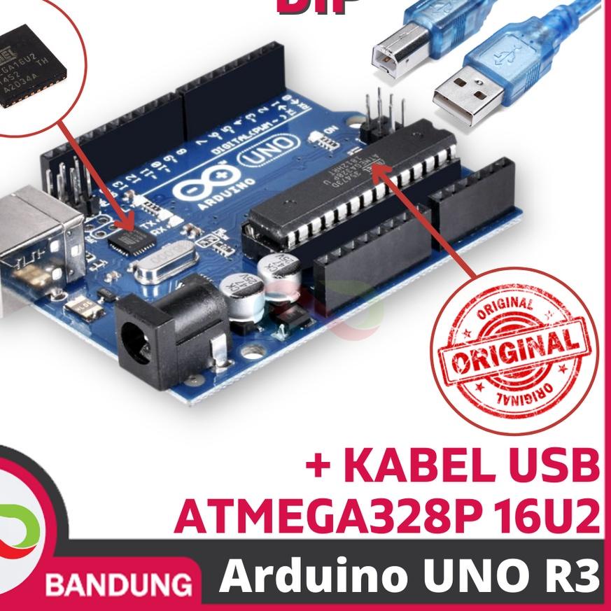 Jual UNO R3 DIP ATMEGA328P ATMEGA 16U2 COMPATIBLE BOARD PLUS KABEL ...