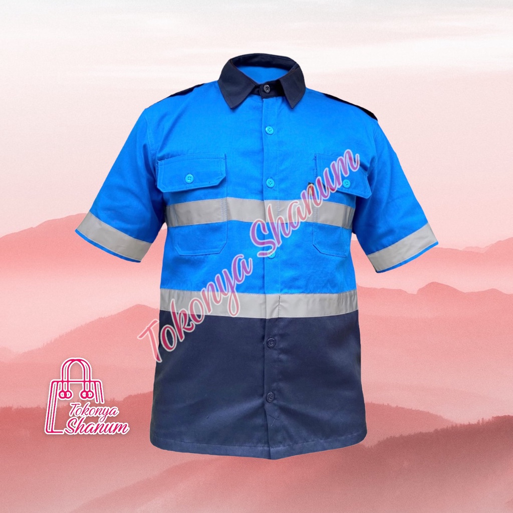 Jual Kemeja Safety Werpack Atasan Kemeja Pendek Baju Kerja Murah ... Jual Kemeja Safety Werpack Atasan Kemeja Pendek Baju Kerja Murah ...