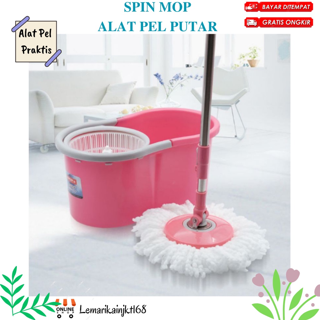 Jual SHENAR COD Spin Mop 360 MURAH/ Alat Pel Lantai , /Alat pel putar ...