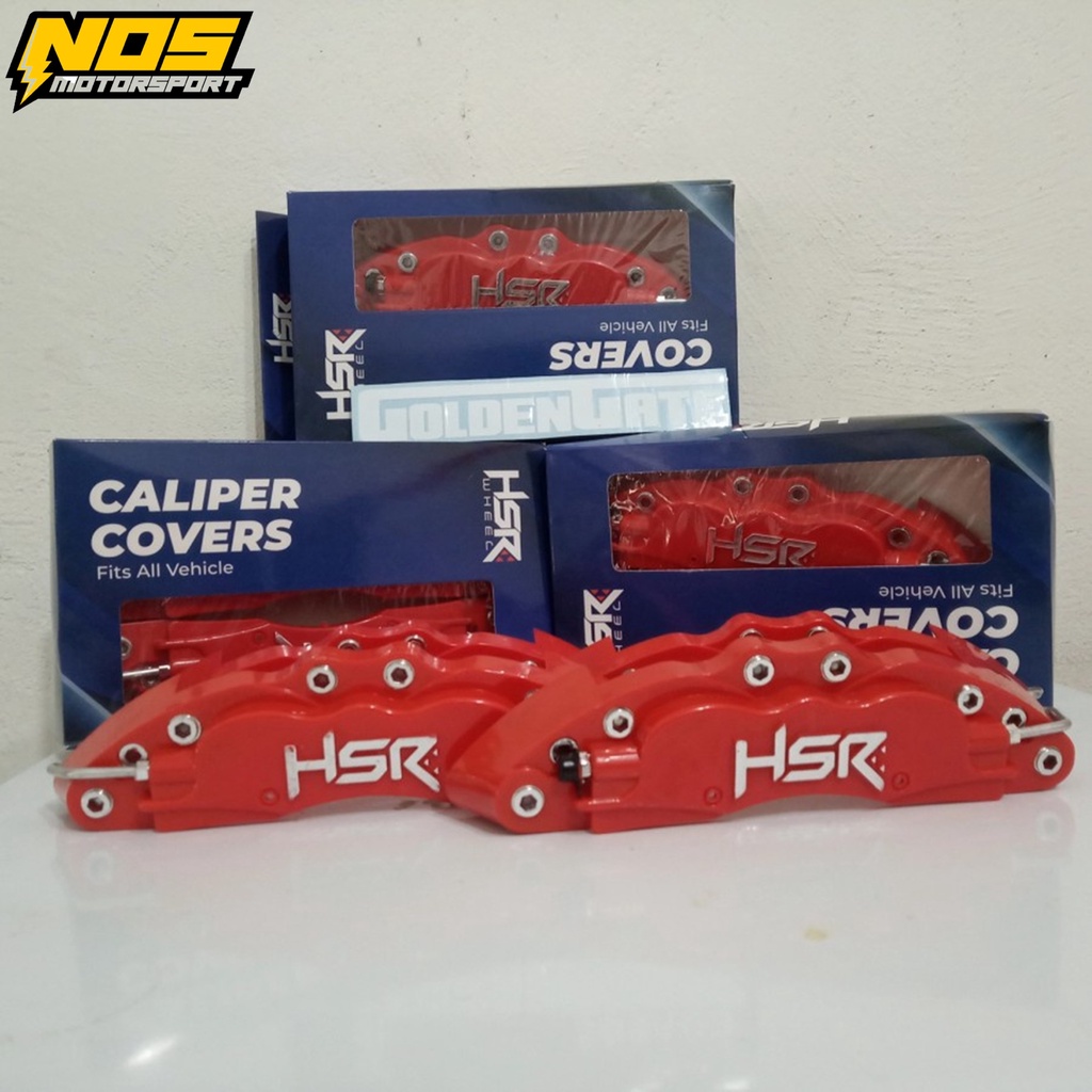 Jual CALIVER / COVER REM DEPAN MOBIL MEREK HSR WARNA MERAH | Shopee ...