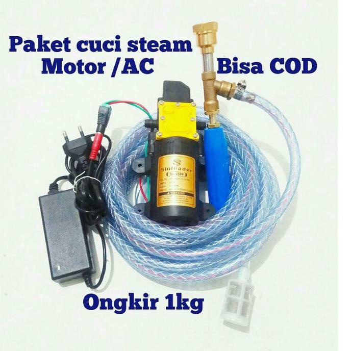 Jual ☋ Pompa air mini DC Alat semprot spray cuci steam motor AC siram ...