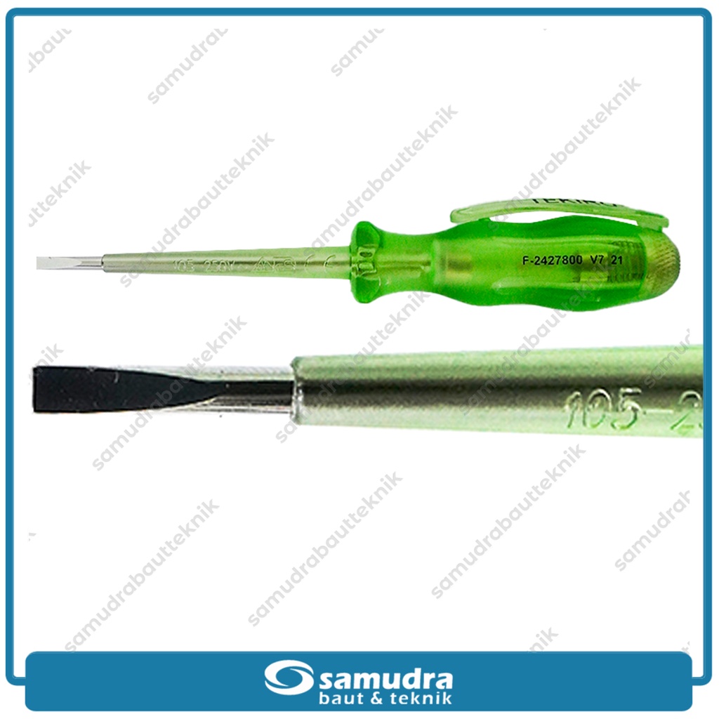 Jual TEKIRO EL-AT1497 Obeng Tespen Min Screwdriver Test Pen AC Voltage ...