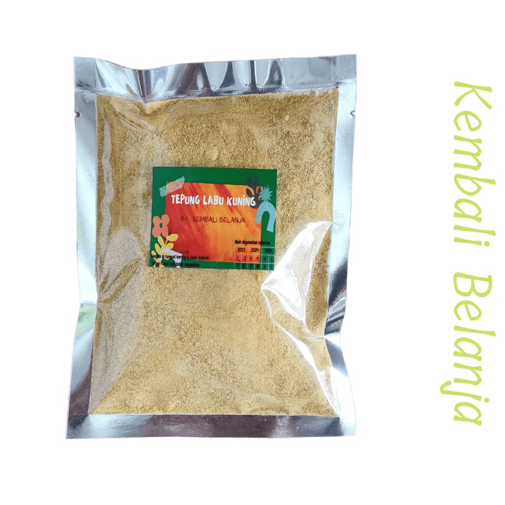 Jual Tepung Labu Kuning 100 Gram/ Tepung Labu Parang/ Tepung Waluh ...