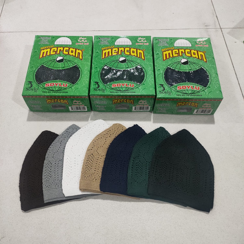 Jual Peci Kopyah Kopiah Rajut Mercan Turki Asli Original Lusinan | Shopee Indonesia