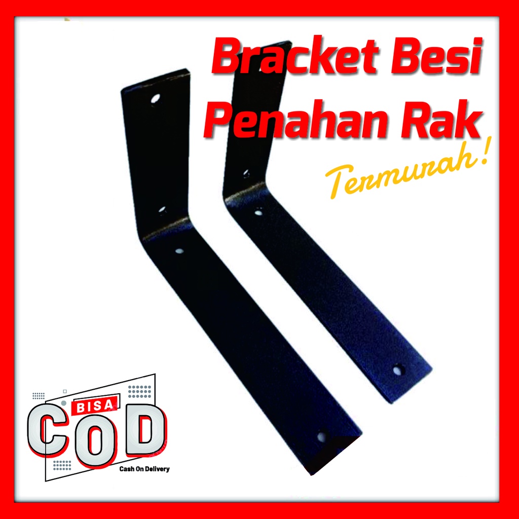 Jual SIKU BESI Dinding Bracket Penahan Rak Gantung | Rak Siku Papan ...