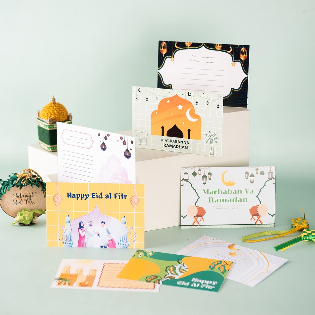 Jual Kartu / Post Card Ramadhan / Lebaran / Puasa / Idul Fitri Kartu ...