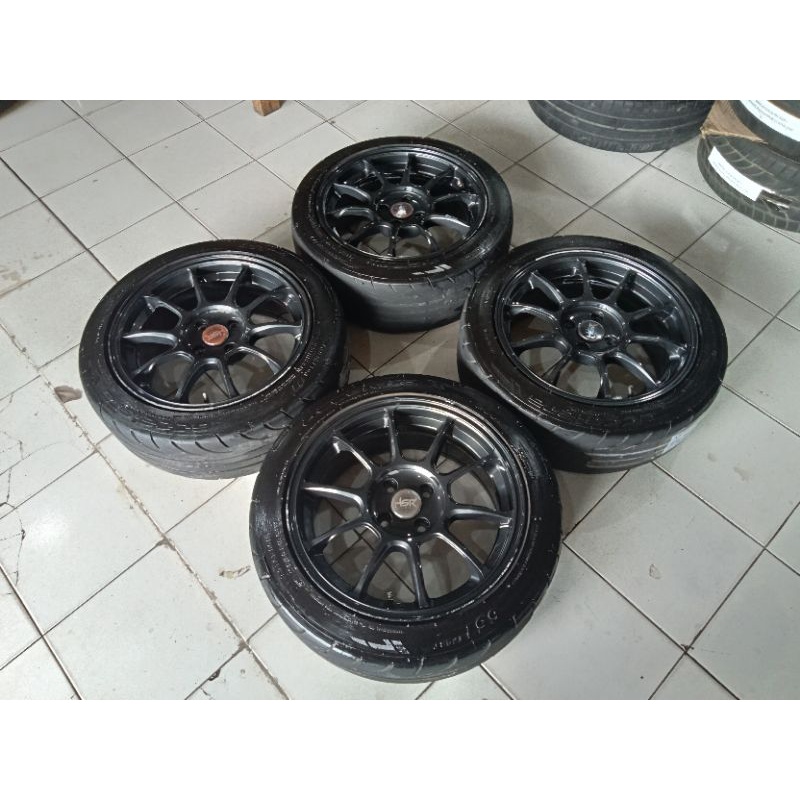 Jual velg bekas racing Zero hsr ring 16+ban bonus lebar 7 et 40 pcd 4x100 | Shopee Indonesia