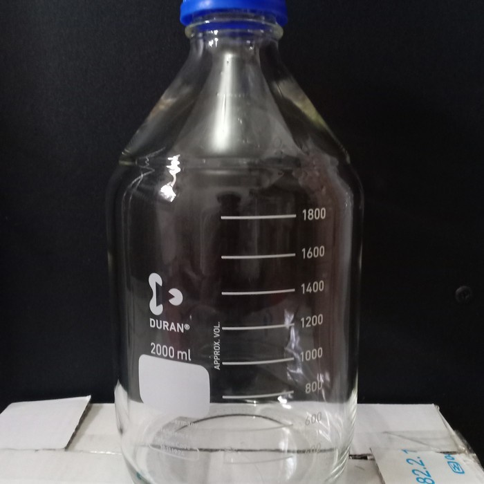 Jual Laboratory Bottle 2000 ml / Botol laboratorium / Lab Botol DURAN 2 L | Shopee Indonesia