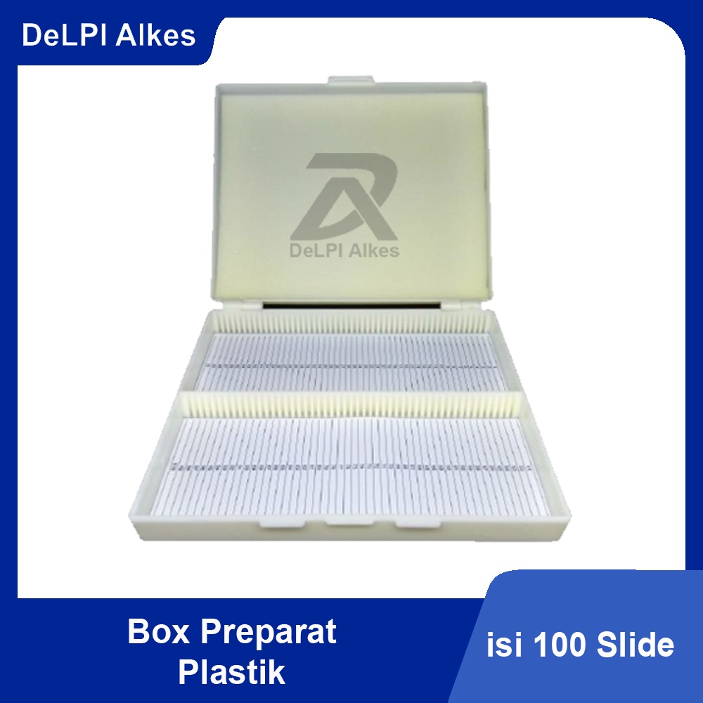 Jual Kotak Box Preparat Plastik Putih Tampung Isi 5 25 50 100 Slide | Shopee Indonesia