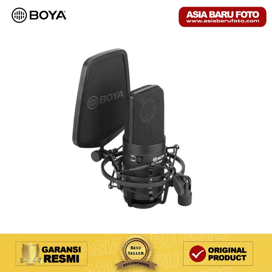 Jual BOYA BY-M800 Large Diaphragm Cardioid Condenser Microphone Mic ...