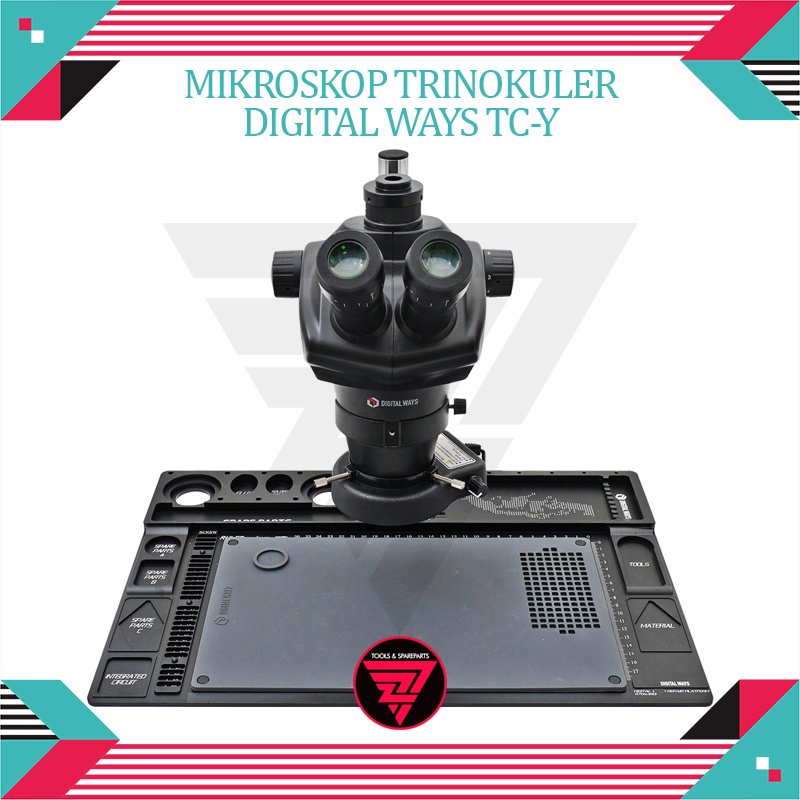 Jual Mikroskop Trinokuler DW-TC-Y Black Free Lensa Peninggi 0.7x ...