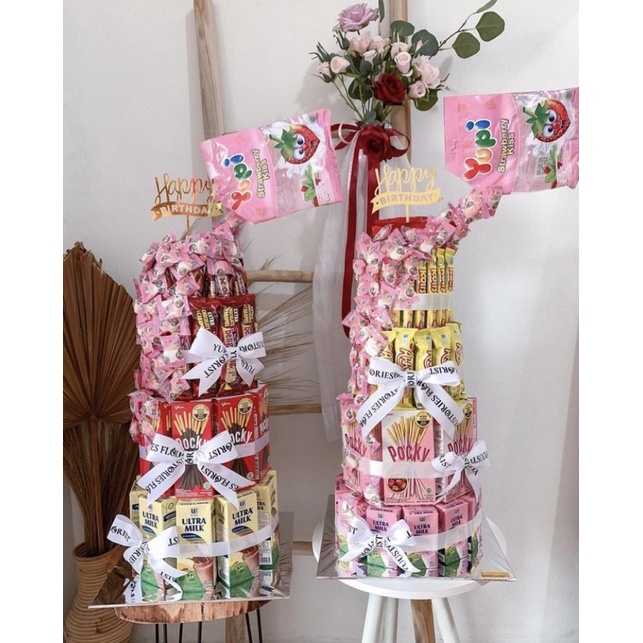 Jual Snack Tower Kue Ulang Tahun Unik | Buket Ulang Tahun Anak | HADIAH ...
