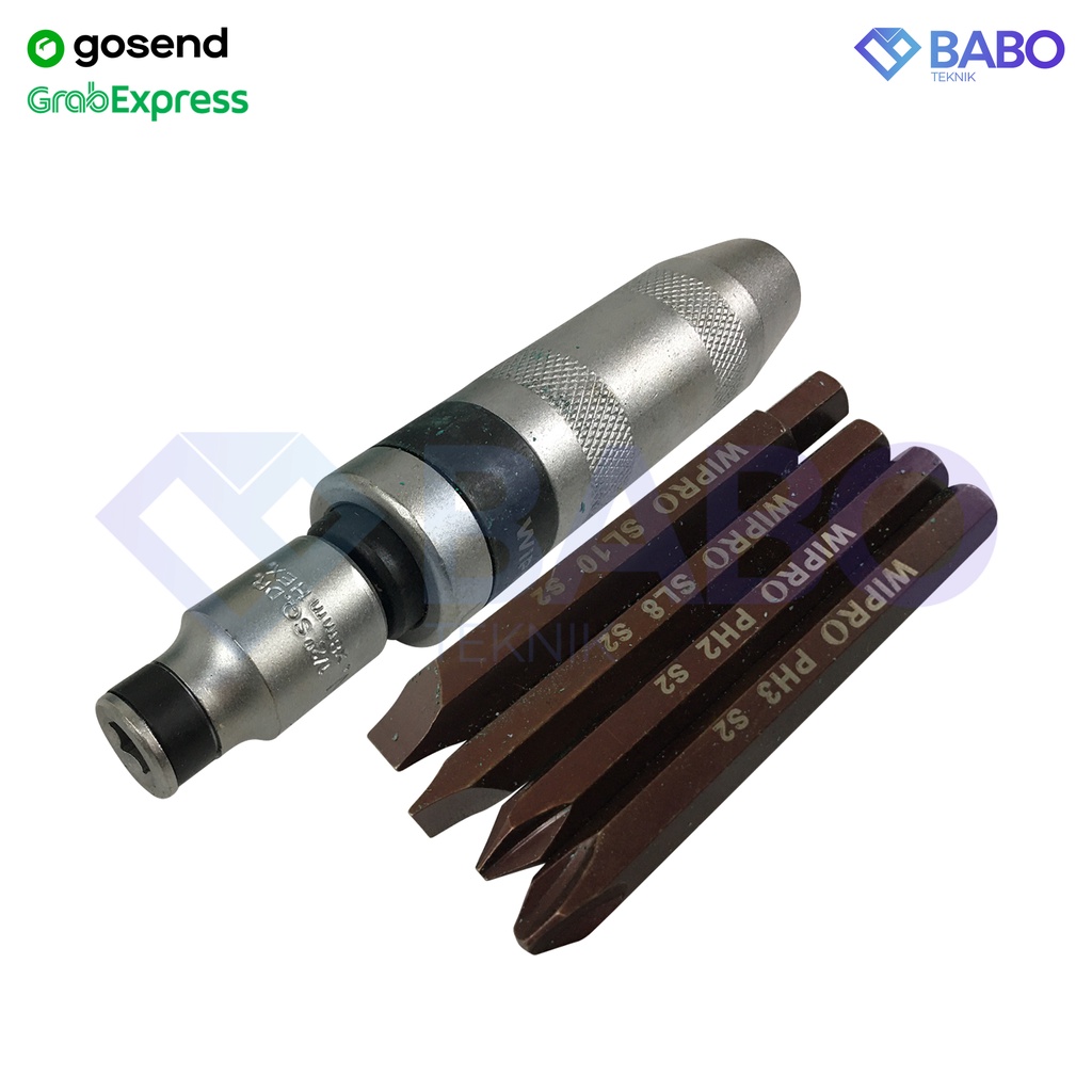 Jual Wipro Impact Screwdriver Obeng Ketok Set 6 pcs | Shopee Indonesia