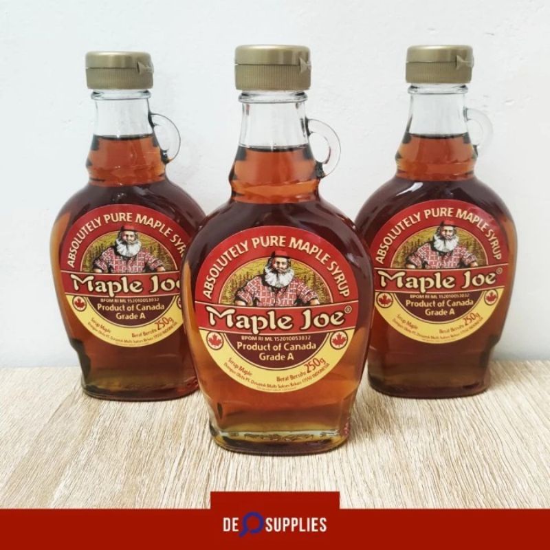 Jual Maple Joe Pure Maple Syrup 250gr - Sirup Mapel Sirop Premium ...