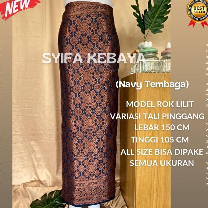 Jual Rok Kebaya Songket /Rok Jadi Songket /Rok Songket Lilit Bawahan ...