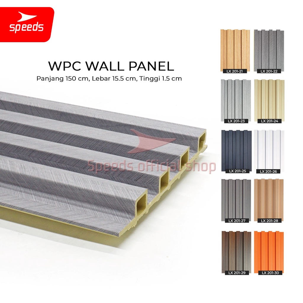Jual SPEEDS WPC Wood Panel Wallpanel Panel Wood Wall Panel Hiasan ...