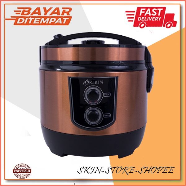 Jual Kirin Magic Com / Rice Cooker 2 Liter KRC - 390 3IN1 (Ceramic) | Shopee Indonesia