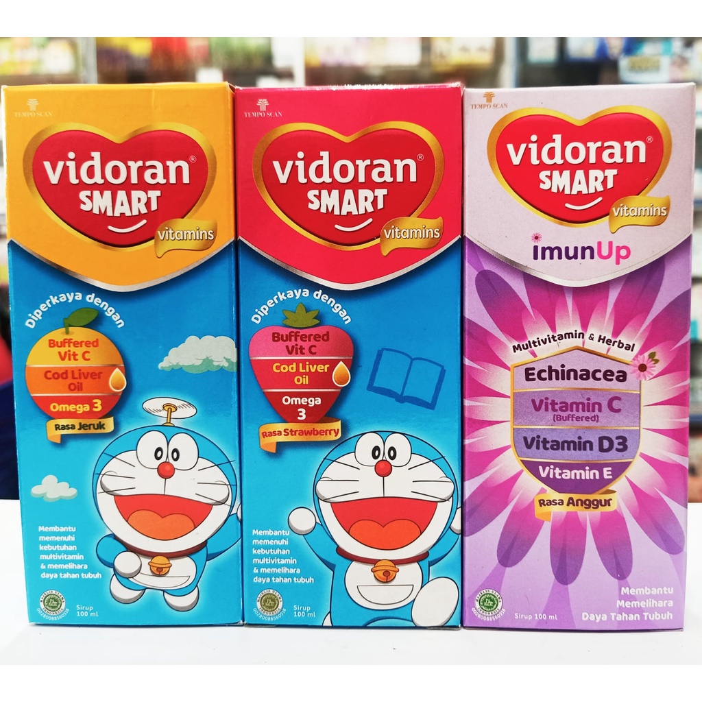 Jual Vidoran Smart 𝐒𝐢𝐫𝐮𝐩 𝟏𝟎𝟎𝐌𝐋 - Suplemen Nafsu Makan, Imun dan ...