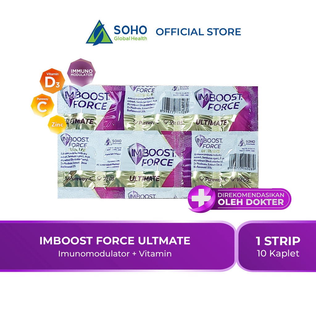 Jual Imboost Force Ultimate - 1 Strip 10 @Tablet | Shopee Indonesia